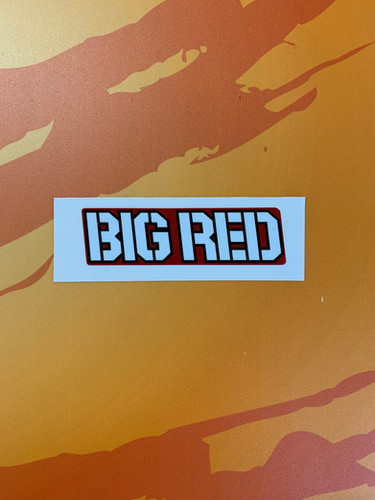 Big Red Logo Left | Blue Line Graphics