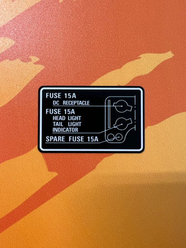 Big Red Fuse Decal | Blue Line Graphics