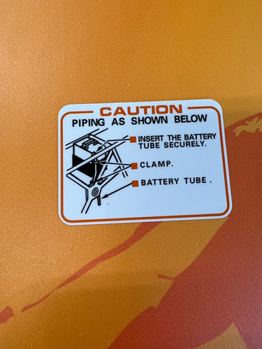 TRX200 Battery Decal | Blue Line Graphics