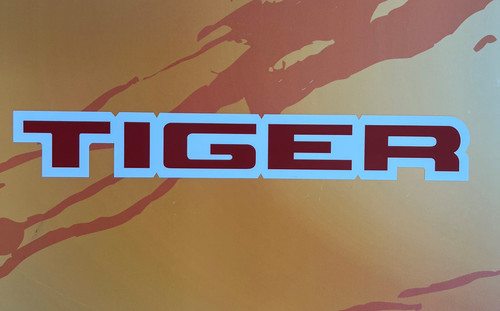 Large Tiger Decal | Blue Line Graphics