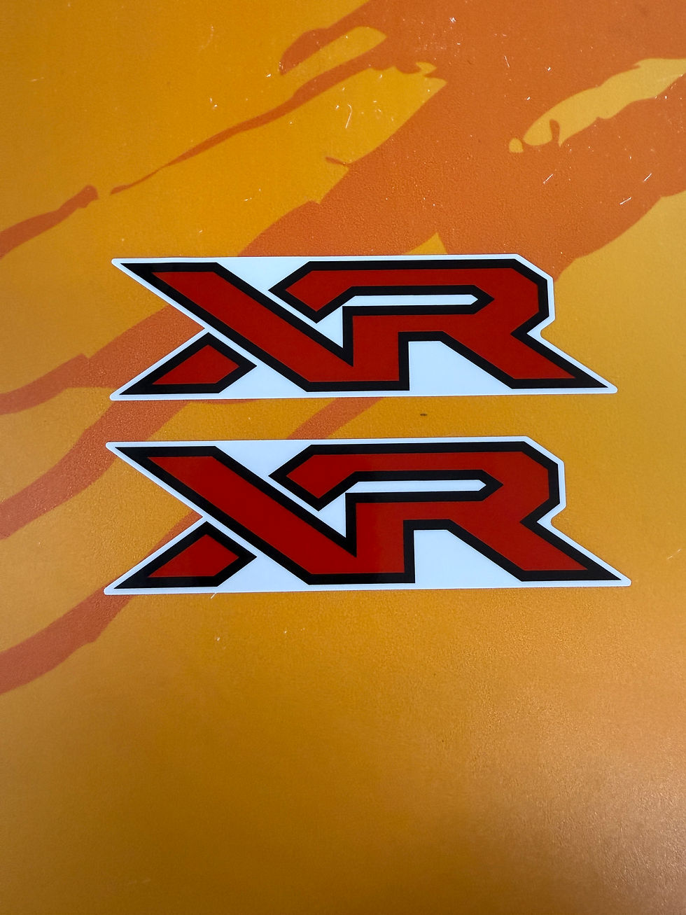 XR Number Plate Decal Blue Line Graphics xr-number-plate-decal-blue-line-graphics