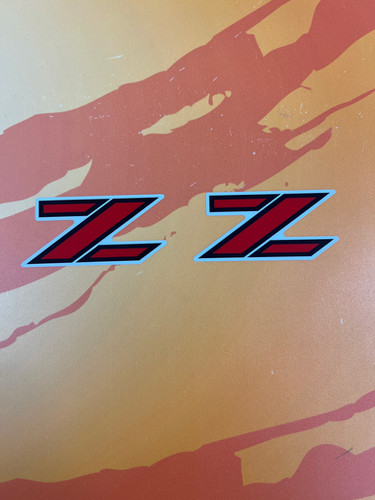 1982 Z50 Number Plate Decal | Blue Line Graphics