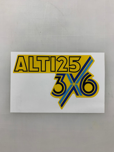 ALT125 Front 3x6 Decal | Blue Line Graphics