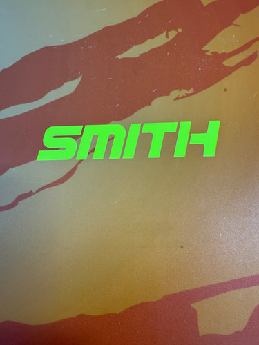 Smith Neon Yellow | Blue Line Graphics