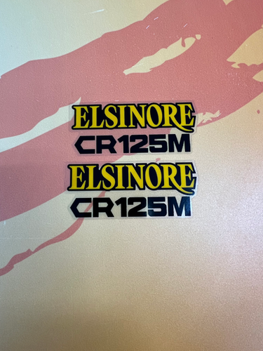 CR125M Side Cover Emblem | Blue Line Graphics