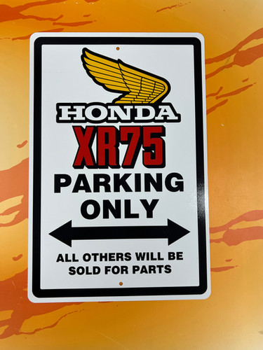XR75 Honda Sign | Blue Line Graphics