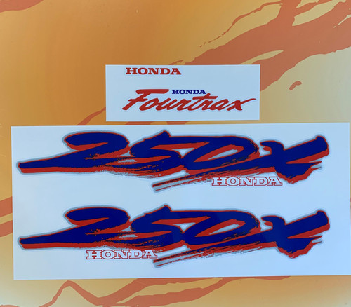 1988 TRX250X Set | Blue Line Graphics