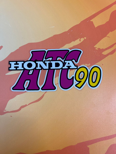 ATC90 Rear Fender Decal | Blue Line Graphics
