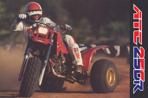 85 ATC250R Poster | Blue Line Graphics