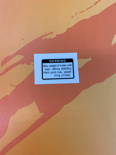 Trailer Hitch Decal | Blue Line Graphics