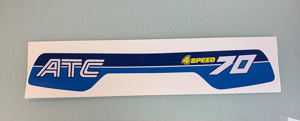 1983 ATC70 Rear Decal | Blue Line Graphics