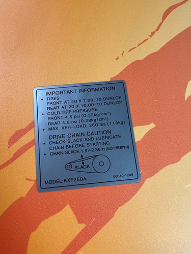 Tecate 4 Chain Decal | Blue Line Graphics