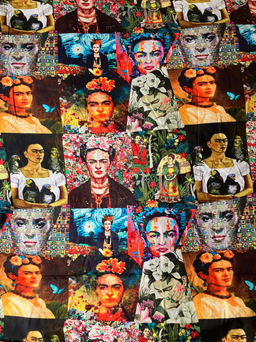 New Frida Kahlo Cotton Fabric | Asamani Fabrics
