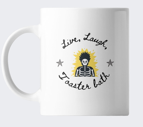 Toaster bath mug | The X Stitcher