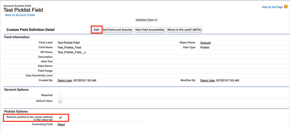 How to Promote a Picklist to a Global Picklist | Salesforce