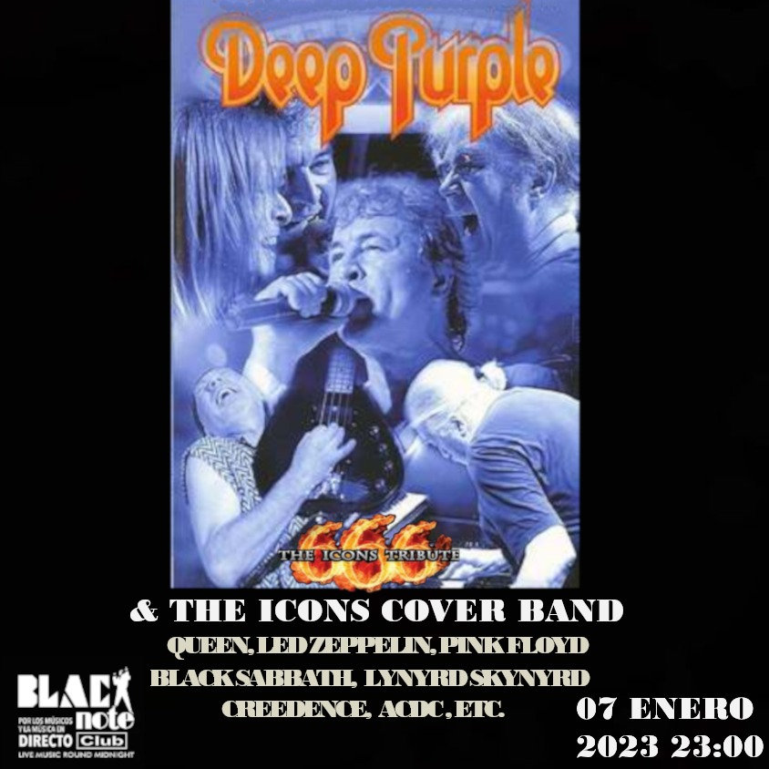 666 ICONS TRIBUTE (Deep Purple + The Icons Metal Band) | Black Note Club