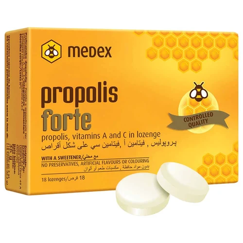 Medex Propolis Forte Lozenges 18 PC | IBN RUSHD PHARMACY