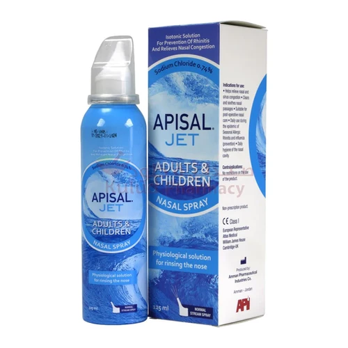 Apisal Jet Adult And Children Nasal Spray 125 ML | IBN RUSHD PHARMACY