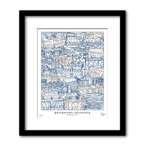 Georgetown University Art Print | townsville