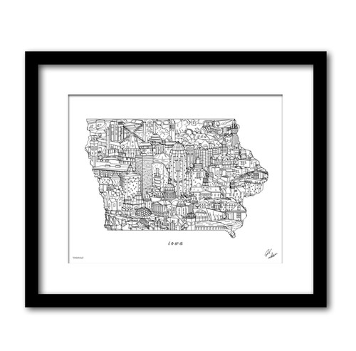 Iowa Art Print | townsville