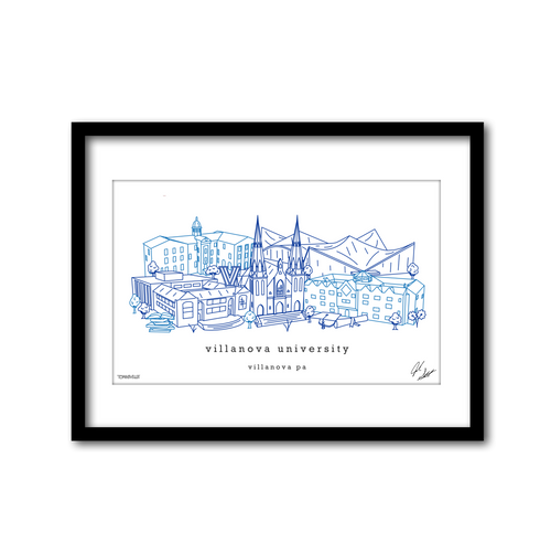 Villanova University Minimalist Art Print | townsville