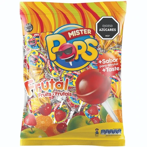 CHUPETIN MR POPS x50 UNIDADES | Agata Distribuidora