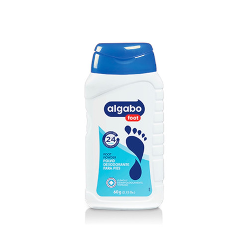 TALCO PÉDICO TALQUERA ALGABO 60 gr. | Agata Distribuidora