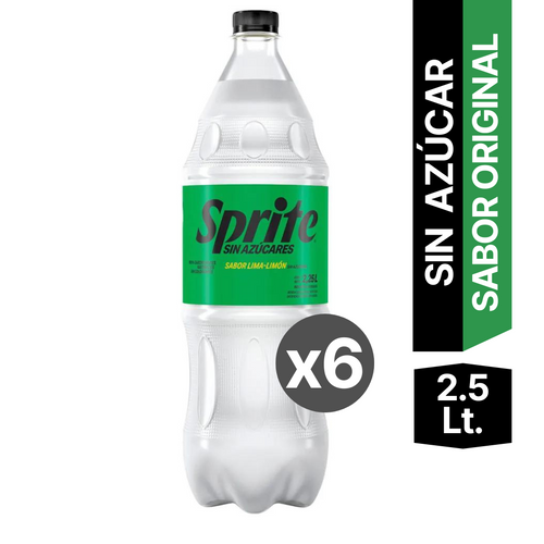 Refresco Sprite Zero 2.25 Lt Desc. x6 Unid | Agata Distribuidora