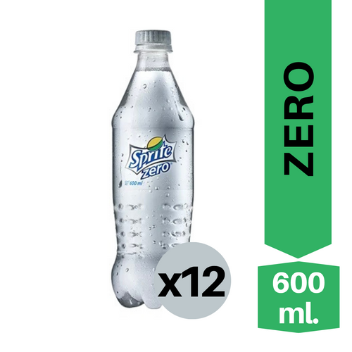 Refresco Sprite Zero 600 ml. x12 Unid | Agata Distribuidora