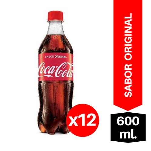 REFRESCOS COCA COLA 600 ml. FUNDA x12 UNID. LIGHT/ZERO/CLÁSICA x2F$665. ...