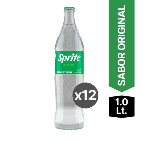 REFRESCO SPRITE 1 Lt. RETORNABLE VIDRIO - CAJÓN x12 UNID. | Agata ...