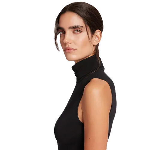 WOLFORD VISCOSE TRING BODY BLACK | Runway Boutique