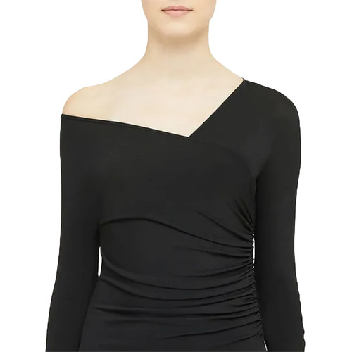 WOLFORD THE GATHERED CACHE COEUR BODY BLACK | Runway Boutique