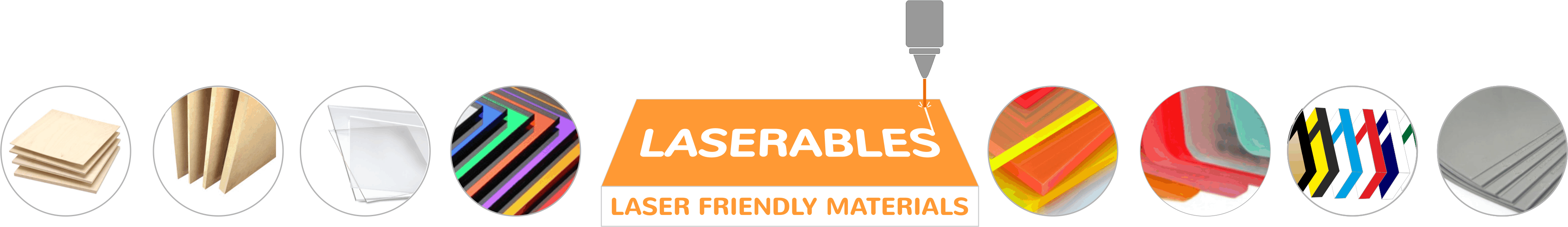 Laser cutting & engraving material supplies