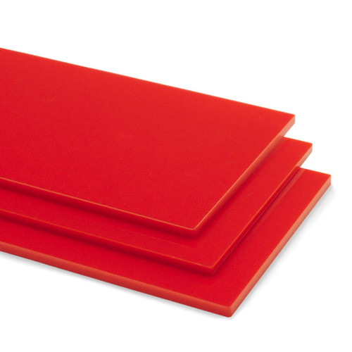 Red cast acrylic sheet | One Touch Laser
