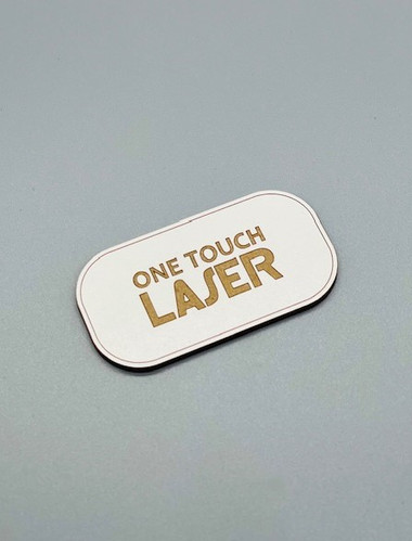 White faced MDF - 3mm | One Touch Laser