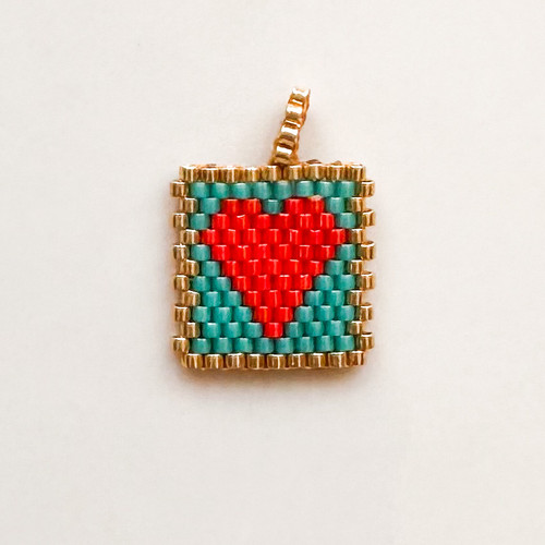 Patrón en PDF - Peyote Escapulario Cora Mini | Beth Accesorios