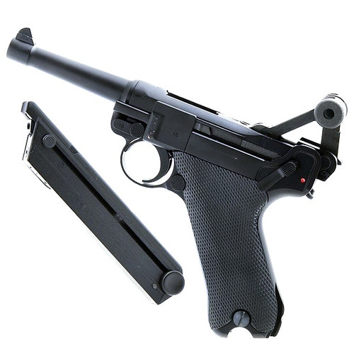 WE Luger P08 Airsoft GBB Pistol | SWIT AIRSOFT
