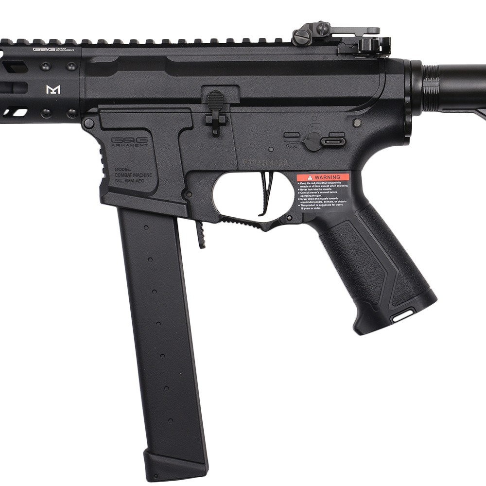 Upgraded G&G PCC9 CQB Airsoft AEG + 1 Extra Drum Magazine | SWIT AIRSOFT