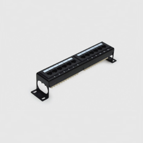 Premium Patch Panel 12 Port Cat.6 - wall mount type | egline