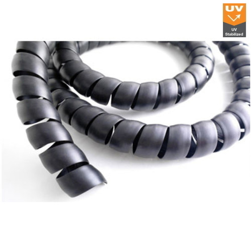 30mm Outdoor Spiral Binding Cable Wrap Black | egline