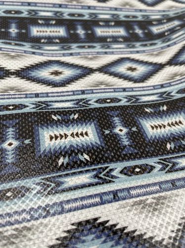 Dark blue Navajo embossed | Southern Grace