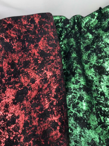 Metallic splash on black suede | Southern Grace