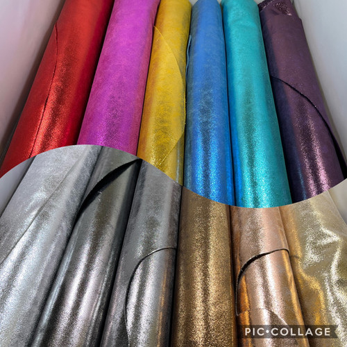 Tarnished Metallics on suede | Southern Grace