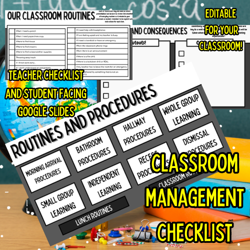 Classroom Management Checklist | The Kids Are Healed