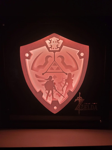 Luminária Zelda - Led RGB (Colorido) + Controle Remoto | iluminadaMente