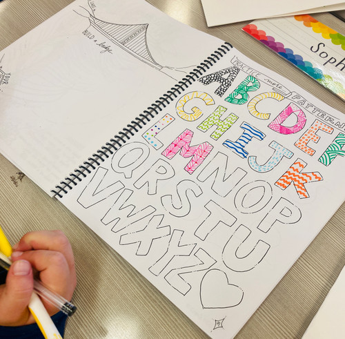 Alphabet Art Template | heARTful Kids