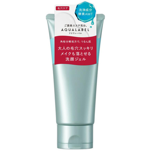 日本 Shiseido 資生堂 Aqua Label 毛孔謢理 潔面落妝啫喱 Esthetic Cleansing Gel 130g | Alpha Beauty
