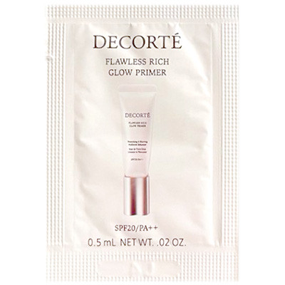 Kose Japan Decorte Flawless Rich Glow Primer 0.5 sample sachet ...