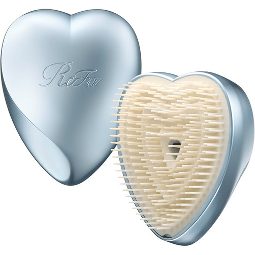 (代購)2025限定新色 日本ReFa Heart Brush 亮澤順髮梳心型刷 [Silver Sky 天空銀色] Limited Color | Alpha Beauty